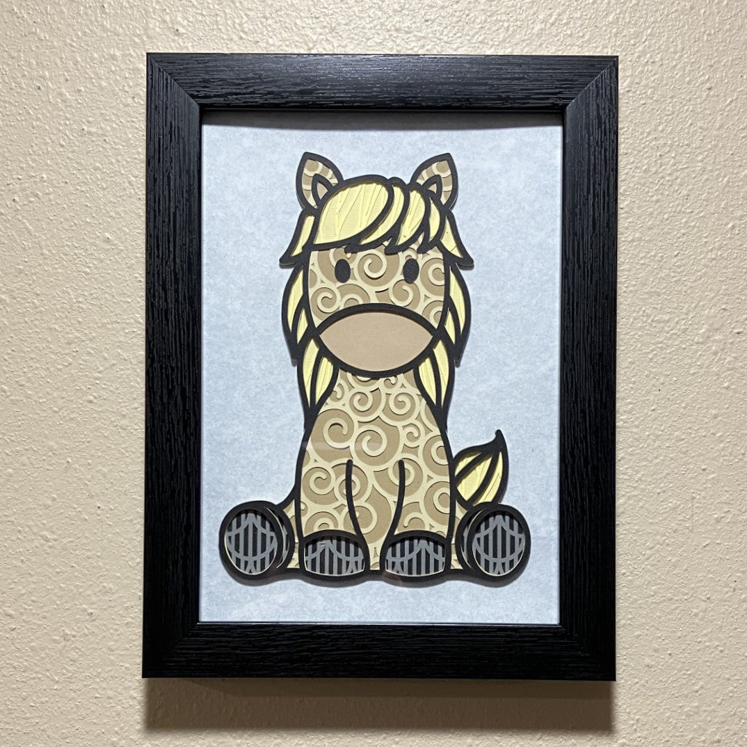 Horse- layered art – Happy Craft Designs