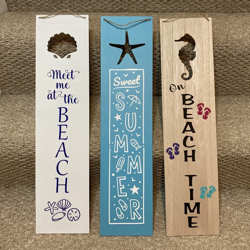 Summer and Beach Signs – Happy Craft Designs