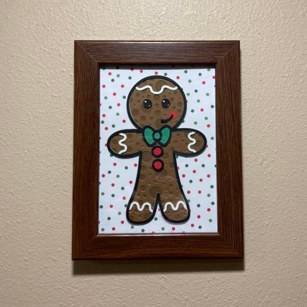 Gingerbread Man Picture Frame